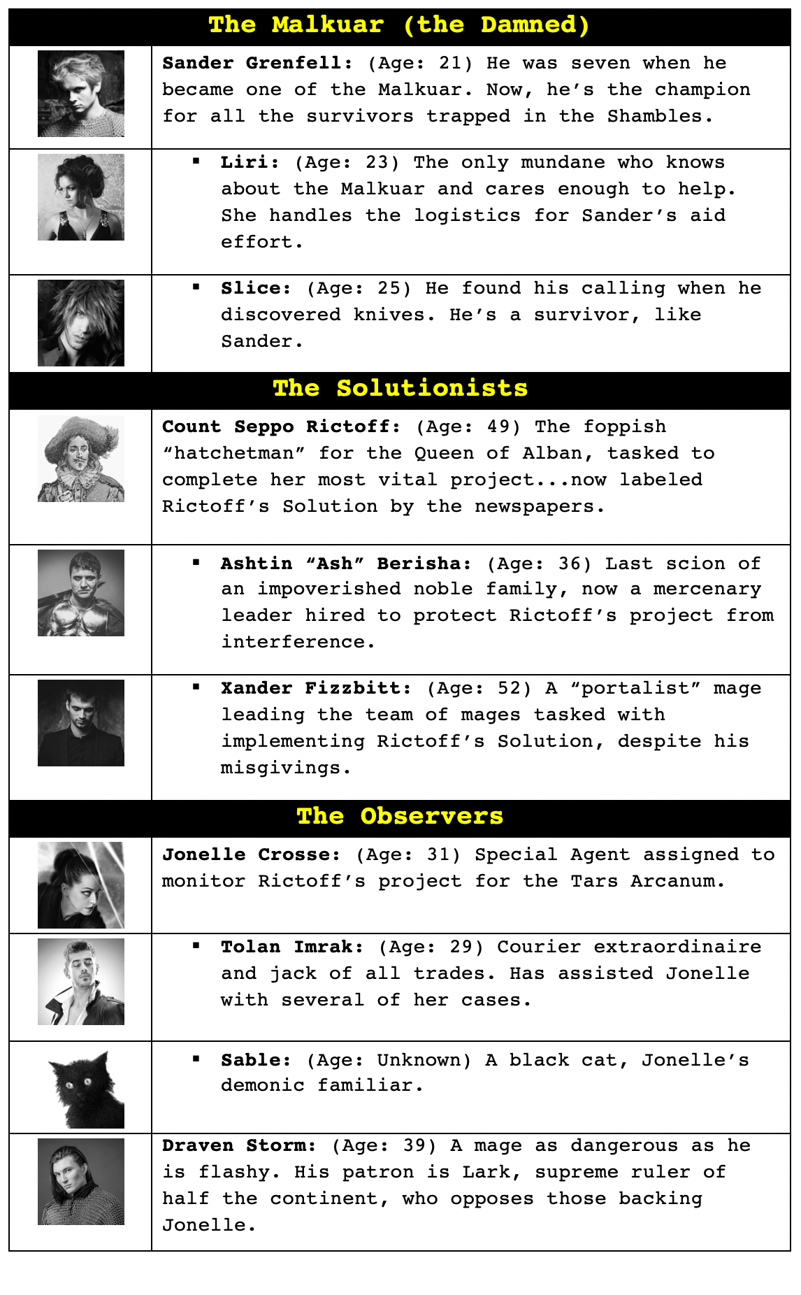 Invisible: Cast of Characters – David Keener